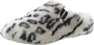 Verbenas Damenschuhe Hausschuhe - YORK FUR LEO piedra, Größe:38 EU