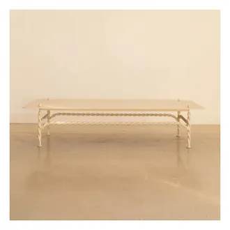 Honor&eacute; Table basse rectangulaire Torsade Honor&eacute;
