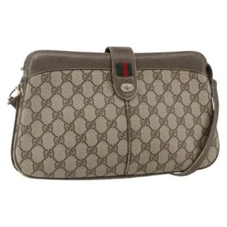 Gucci Sac bandouli&egrave;re en plastique Pre-owned - Femme - Pre-owned - Beige - Taille: ONE Size