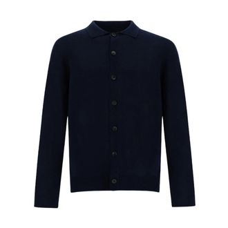 Herno Rippstrick-Wollcardigan - - Knitwear - Herren - Blau - M