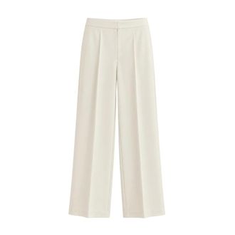 Jucca Pantalon large - Femme - Pantalons - Blanc - Taille: 42 FR