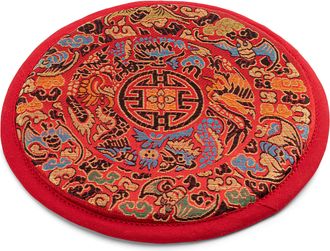 NKlaus Untersetzer f&uuml;r Tibetische Klangschale rund 14,5cm Flaches Kissen Meditation 12985