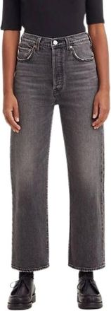 Levi's Femme, Jeans, Gris, Taille: W30 Ribcage Jeans droits