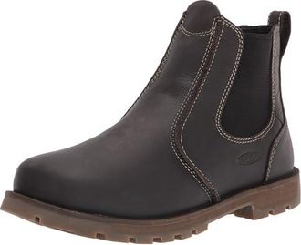 Keen Mens Seattle Romeo Soft Toe Slip On Work Boot Construction, Cascade Brown/Black, 10.5