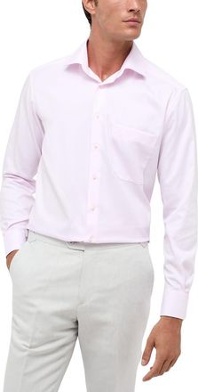 Eterna Comfort Fit Cover Hemd Langarm Blickdicht Brusttasche rosa Gr&ouml;&szlig;e 47