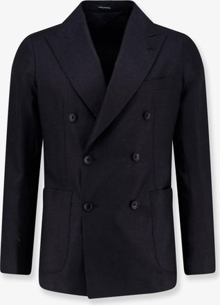 Tagliatore Virgin wool, silk and linen blazer - TAGLIATORE - gender_Man