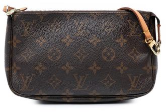 Louis Vuitton Hobo Bags - Monogram Pochette Accessoires - Gr. unisize - in Braun - f&uuml;r Damen