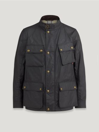 Belstaff Belstaff Veste Fieldmaster pour homme Coton ciré NOIR Taille 44