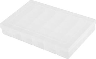 Generic Bo&icirc;te de rangement en plastique avec s&eacute;parateurs r&eacute;glables pour bijoux, perles, pilules, petits articles - &Eacute;tui transparent avec joint anti-poussi&egrave;re 