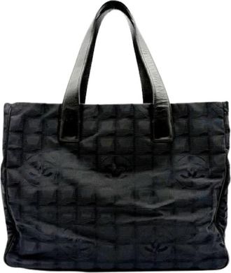 Chanel Pre-owned Vintage Nylon Tote Bag - - Pre-owned - Damen - Schwarzk - ONE SIZE