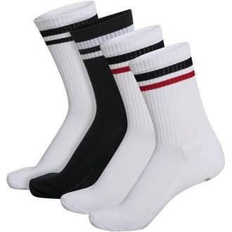 Hummel Herren hmlRETRO 4-PACK SOCKS MIX