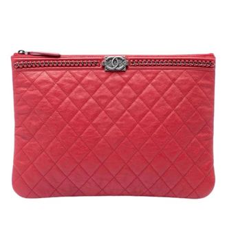 Chanel Pre-owned Vintage Clutch - - Pre-owned - Damen - Rot - ONE SIZE
