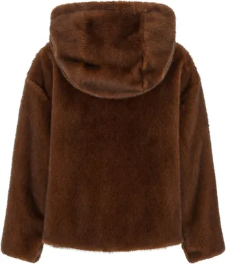 Herno Mink-Effect Faux Fur Jacket - Brown