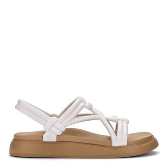 Melissa Womens Essential Sand + Papete Flat Sandal, weiß, 7.5/8 UK