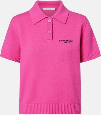 Givenchy Cropped-Polohemd aus Wolle und Kaschmir