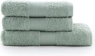 Jalla Set de Serviettes de Bain, 1+1, 100% Coton, 430gsm, 50x100 cm, Menthe