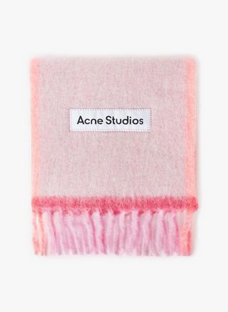 Acne Studios Echarpe en laine m&eacute;lang&eacute;e