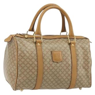 Celine Pre-owned Vintage Macadam Canvas Hand Bag - - Pre-owned - Damen - Beige - ONE SIZE