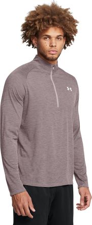Under Armour Tech Textured 1/2 Zip-Gry Long-Sleeves Herren Longsleeve grau XL