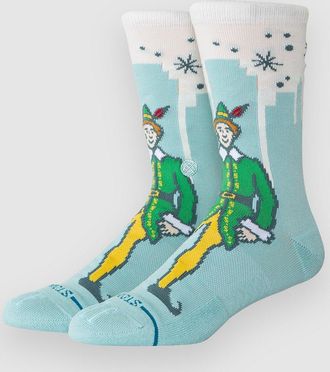 Stance Big City Elf Crew Socks iceblue