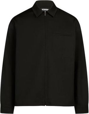 Jacquemus Surchemise zipp&eacute;e en laine vierge