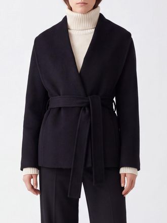Calvin Klein Manteau court esprit peignoir en laine m&eacute;lang&eacute;e avec ceinture