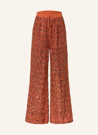 Essentiel Spitzenhose Jenims Mit Pailletten rot