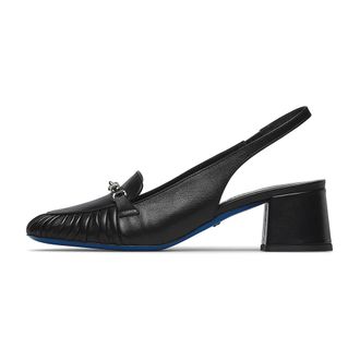 Loriblu Femme, Chaussures, Noir, Taille: 38 EU Escarpins Slingback &agrave; Brides D&eacute;coratives