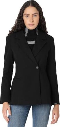 Vero Moda Vmelma Ls Fitted Blazer, Noir, 42 Femmes