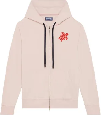 Vilebrequin Homme, Sweatshirts et sweats à capuche, Rose, Taille: S Cotton Full Zip Cardigan Turtle