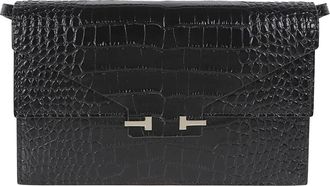 Tom Ford Femme, Sacs, Noir, Taille: ONE Size Soft Printed Croco Mini Bag