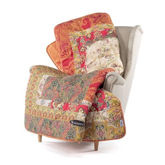 Caleffi Tagesdecke f&uuml;r Sofa und Bett, 130 x 170 cm, weiche Mikrofaser, warm, kuschelig, gesteppt, handgefertigt und waschbar, &Uuml;berwurf f&uuml;r Sofa und Bett, herv