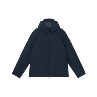 Stone Island Soft Shell Padded Jacket - - Jackets - Herren - Blau - XL