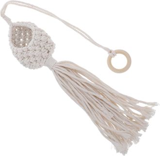 BESPORTBLE Hängetopf Für Pflanzen Im Innenbereich Seilkorb Mit Boho-Design Hängender Blumentopf Aus Geflochtenem Material Für Schlafzimmer Garten Und Outdoor-Dek