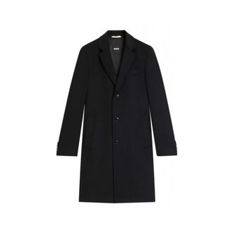 HUGO BOSS Hyde Coat - - Coats - Herren - Schwarzk - L