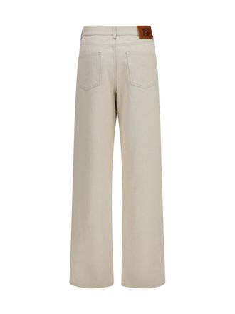 Fendi Womens Jeans Ff Reverse Ginestra-26 Cotton