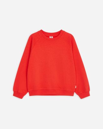 Arket Sweatshirt Aus Baumwolle -Rot