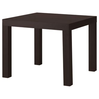 IKEA LACK Beistelltisch, 55x55 cm [Schwarz-braun]