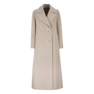 Max Mara Femme, Manteaux, Beige, Taille: 34 FR Double-Breasted Manteaux