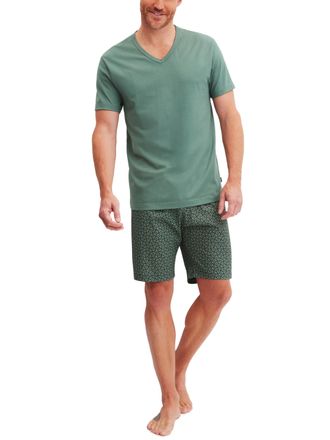 CALIDA Cotton Special Kurz-Pyjama Herren, aus 100% Baumwolle