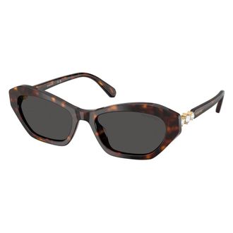 Swarovski Lunettes de soleil oeil-de-chat - Femme - Accessoires - Brun - Taille: 54 MM