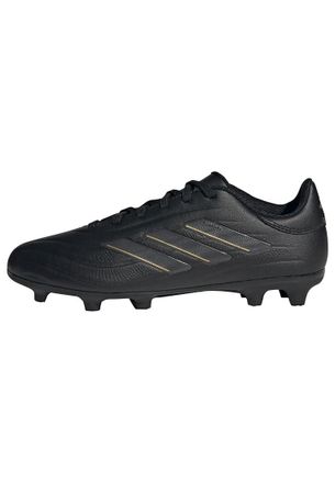 adidas Unisex COPA Pure II League Football Boots Firm Ground Fußballschuhe, Core Black/Carbon/Gold Metallic, 33.5 EU