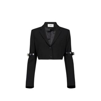 Coperni Blazer Hybrid &agrave; coupe crop