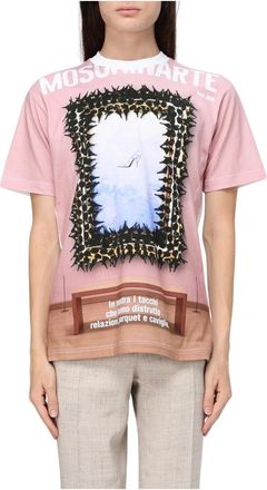 Moschino T-shirt &agrave; imprim&eacute; cartoon - Femme - Tops - Multicolore - Taille: 40 FR