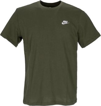 Nike Homme, Tops, Vert, Taille: XL Club Tee Vert/Blanc Manches Courtes