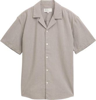 Tom Tailor Herren 1046164 Hemd, 37871-Grey Dot Structure, XL