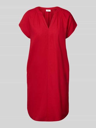 s.Oliver Red Label Relaxed Fit Blusenkleid aus Leinen-Viskose-Mix