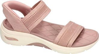Skechers Femme, Sport, Rose, Taille: 40 EU Go Walk Arch Fit 2.0 Sandal - Kennedy