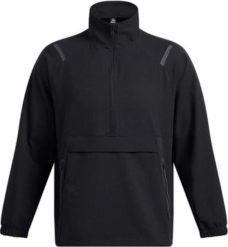 Under Armour Anorak f&uuml;r Herren, Hoch geschnitten, Hochleistungsmaterial, Raglan&auml;rmel (Schwarz)