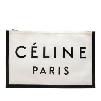 Celine Pre-owned Vintage Clutch - - Pre-owned - Damen - Wei&szlig; - ONE SIZE